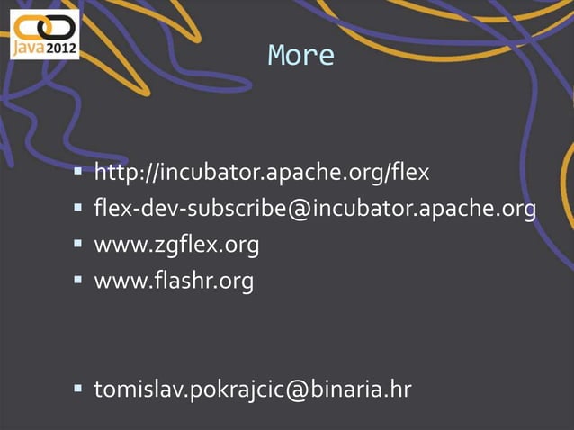 Apache Flex - Enterprise ready GUI framework | PPT