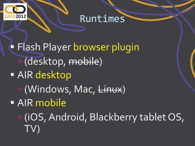 Apache Flex - Enterprise ready GUI framework | PPT