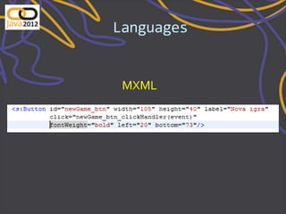 Apache Flex - Enterprise ready GUI framework | PPT