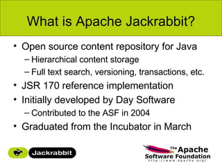 Apache Jackrabbit | PPT
