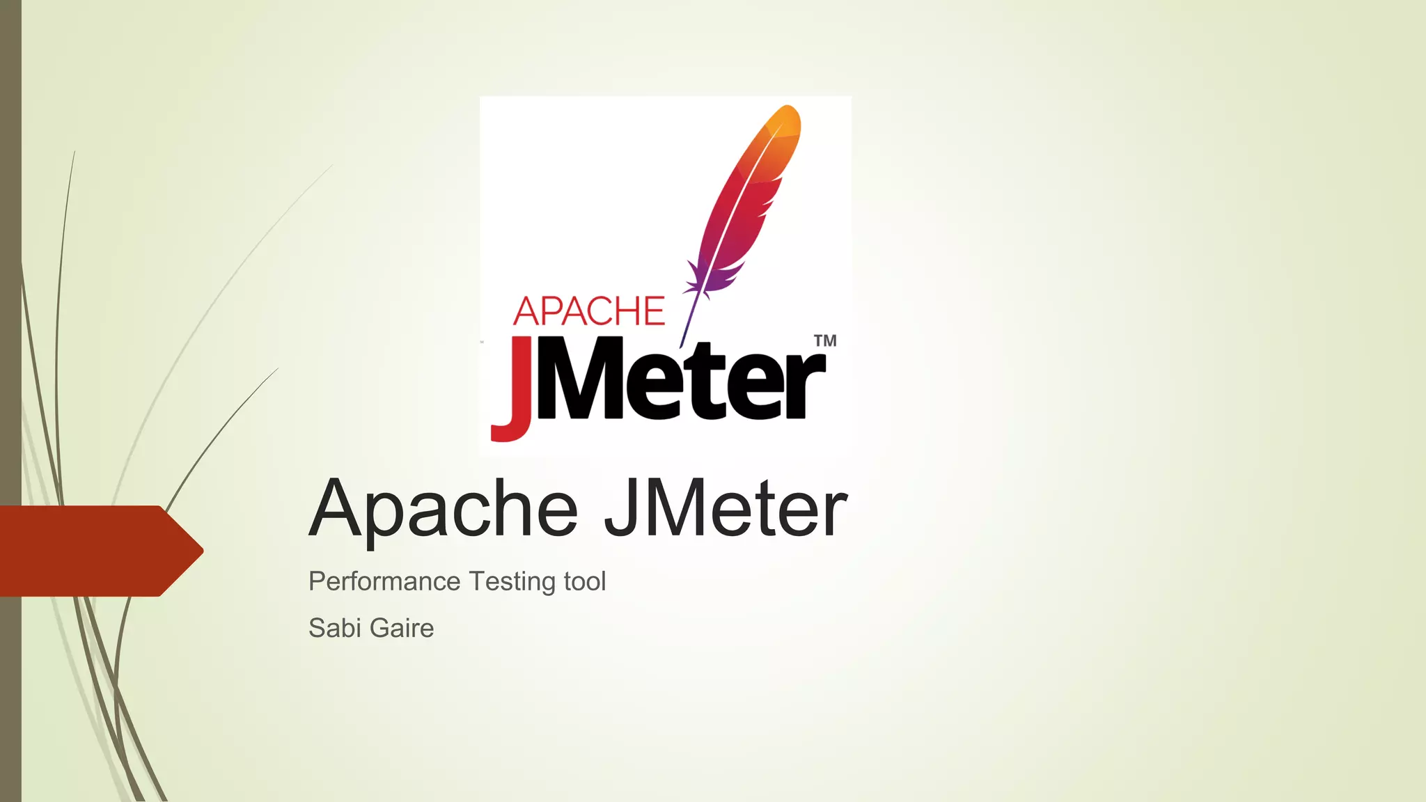 Presentation On Apache Jmeter Pptx Internet Computing