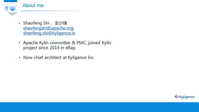 Accelerating Big Data Analytics with Apache Kylin | PPT