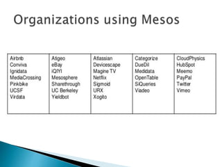 Apache mesos | PPT