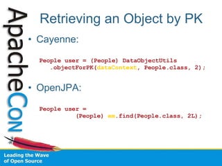 Apache Persistence Layers | PPT