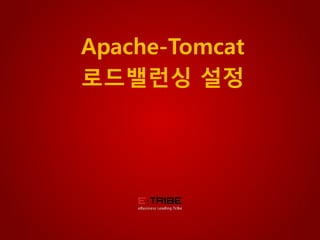 Apache tomcat 로드밸런싱 김태호-20140808 | PPT