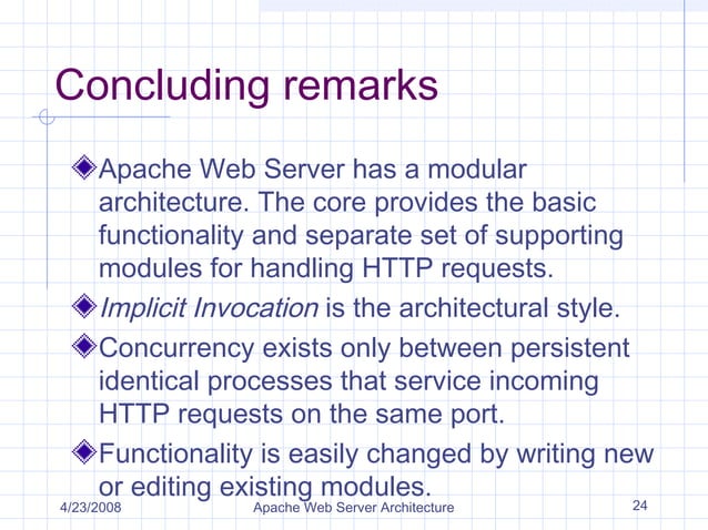 Apache web-server-architecture | PPT