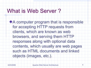 Apache web-server-architecture | PPT