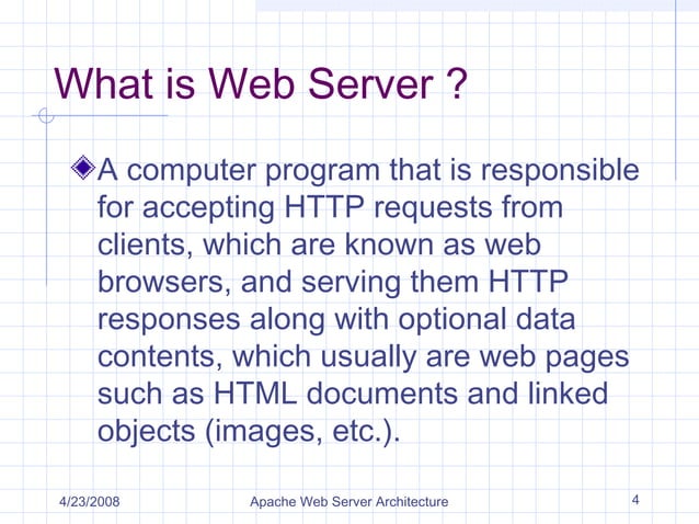 Apache web-server-architecture | PPT