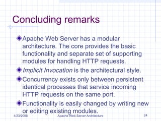 Apache web-server-architecture | PPT