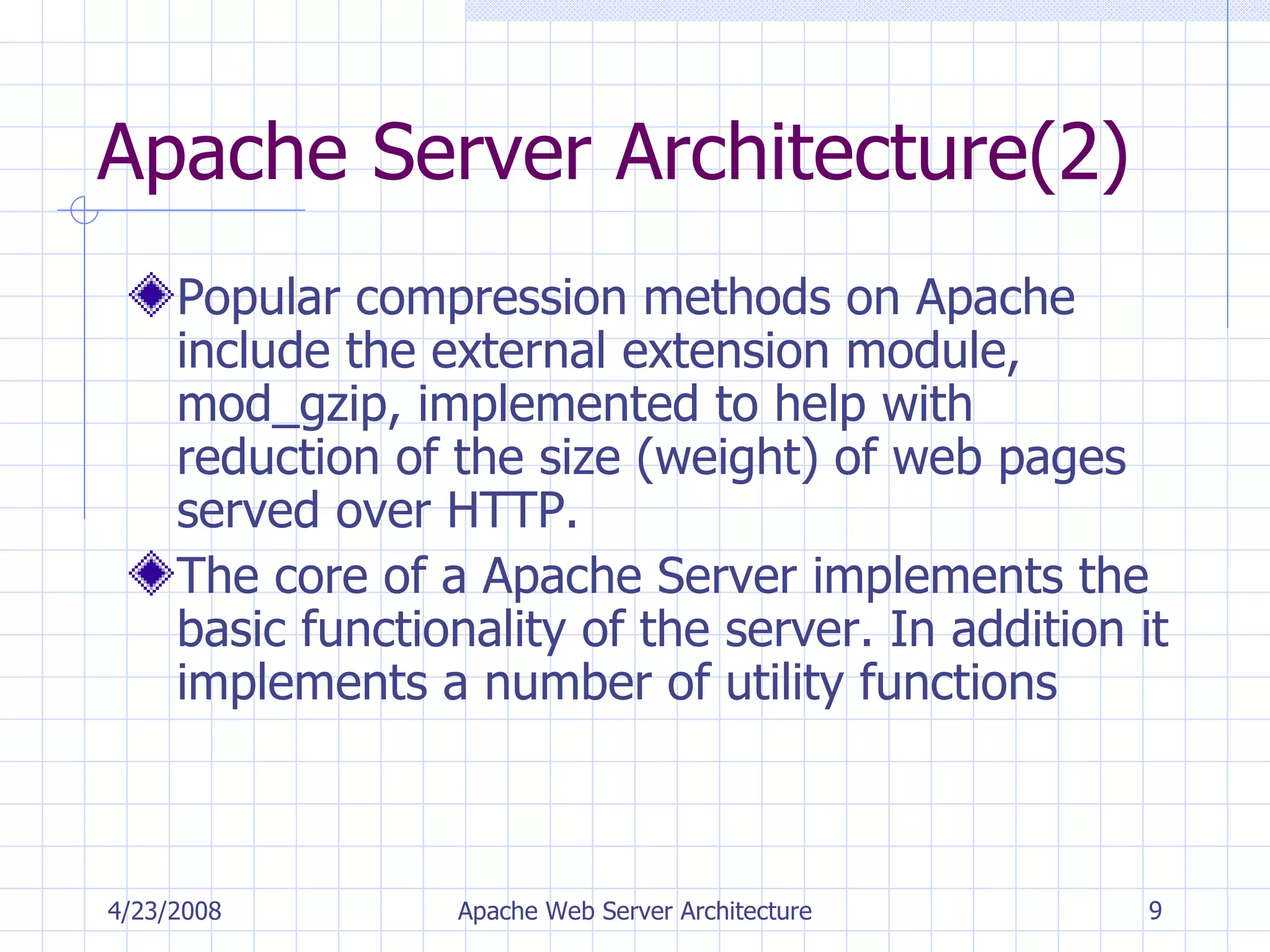 Apache Web Server Architecture Chaitanya Kulkarni | PPT