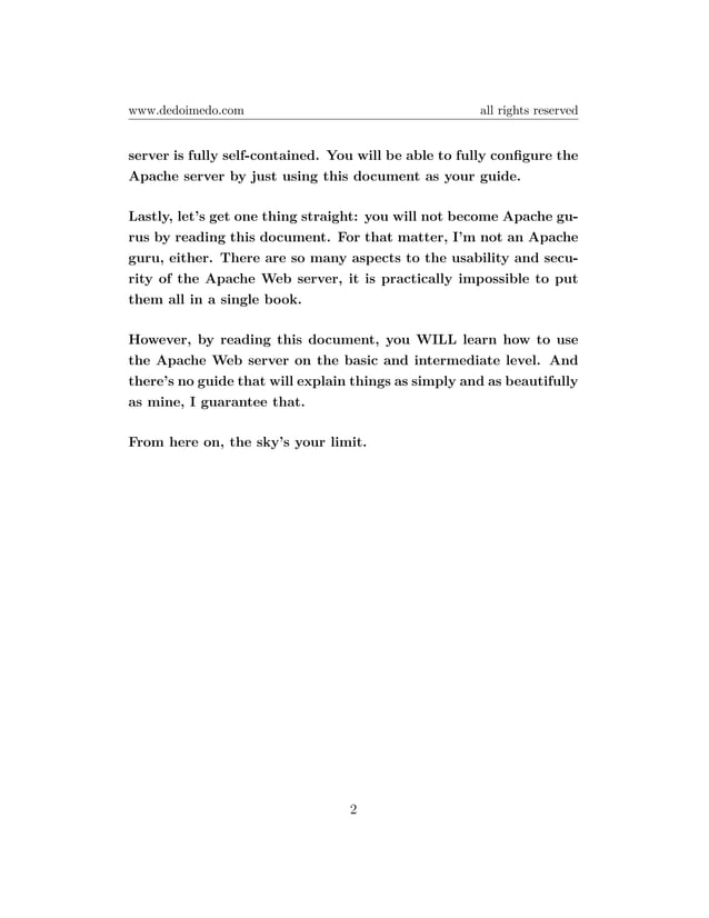Apache Web server Complete Guide | PDF | Web Hosting | Internet