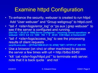 Apache web server installation/configuration, Virtual Hosting | PPT
