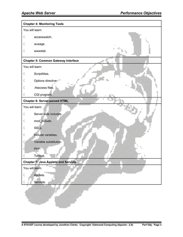 Apache Web Server Performance Objectives | PDF