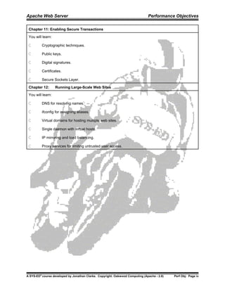Apache Web Server Performance Objectives | PDF | Web Development | Internet