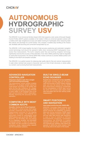 APACHE 4 AUTONOMOUS HYDROGRAPHIC SURVEY USV CALL/ WA 082119953499 | PDF ...