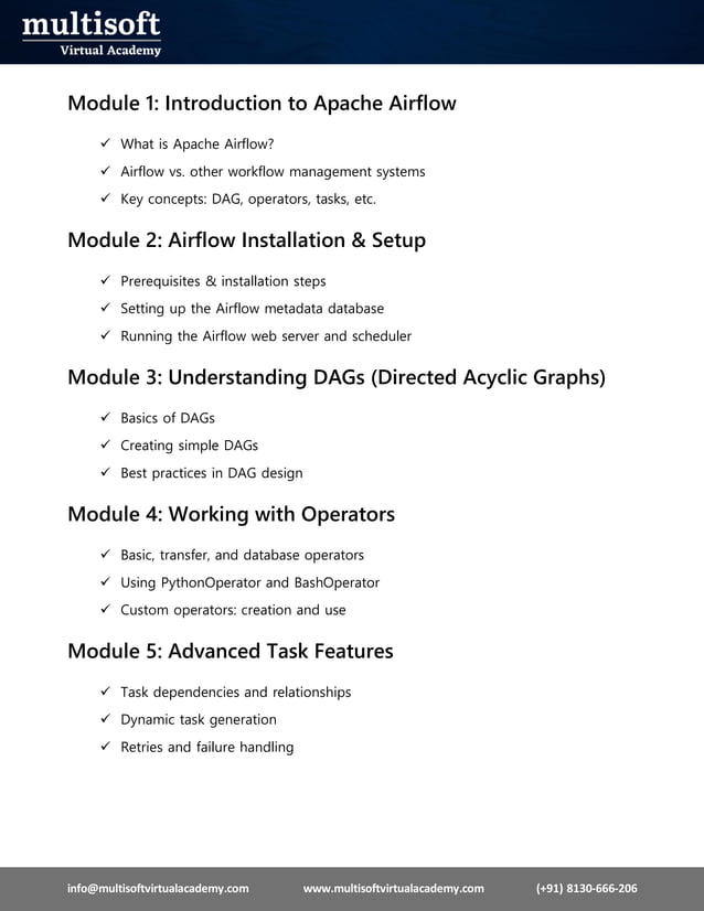Apache Airflow Data Engineering Training Certification.pdf