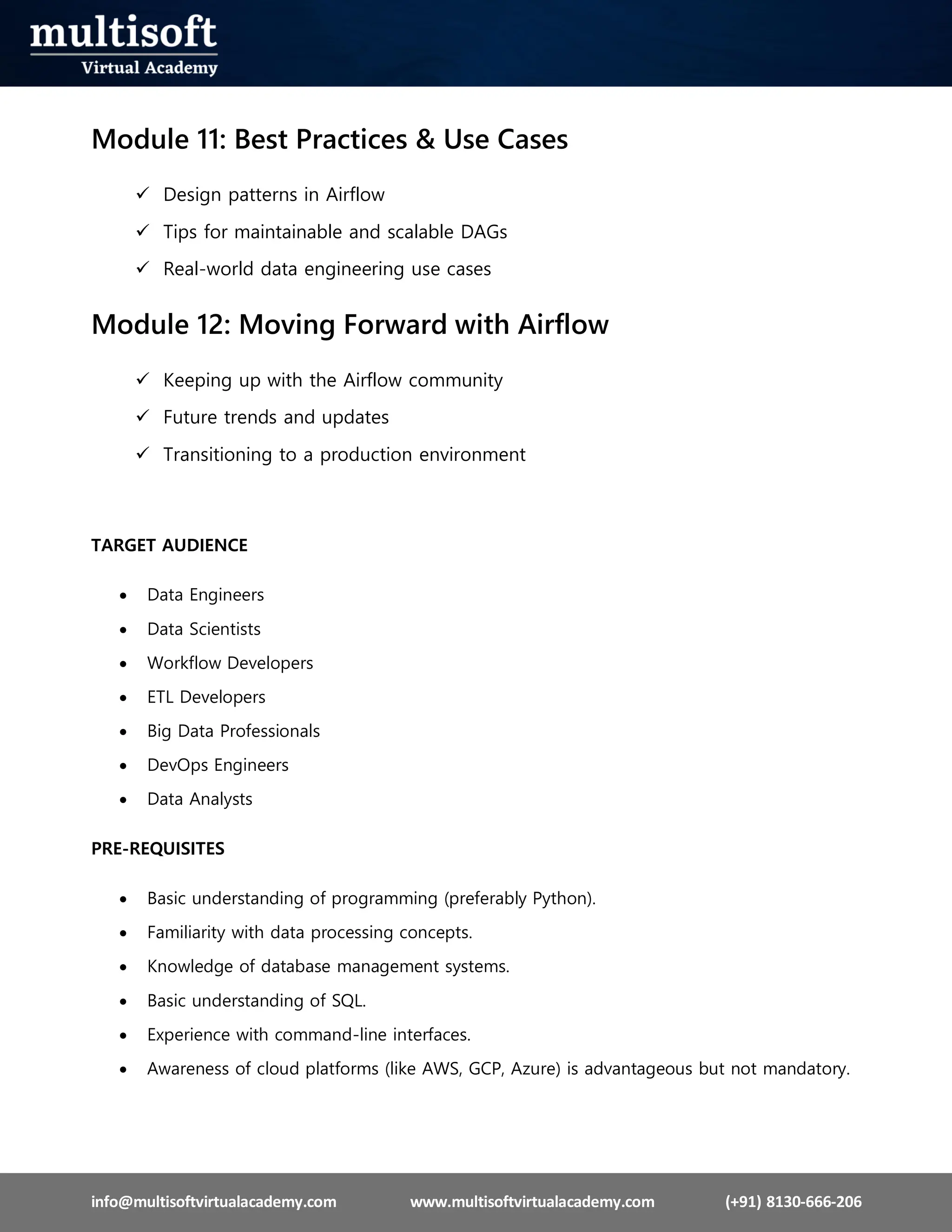 Apache Airflow Data Engineering Training Certification - PPT.pdf