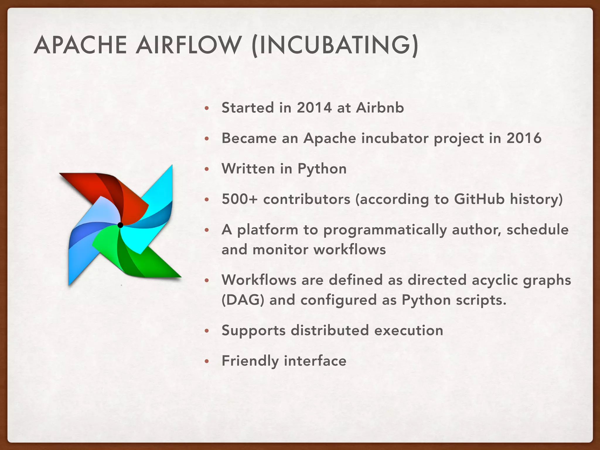 Introduction To Apache Airflow Programmatically Manage Your Workflows