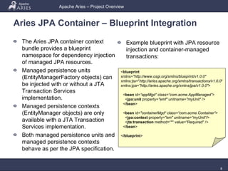 Apache Aries Overview | PPT