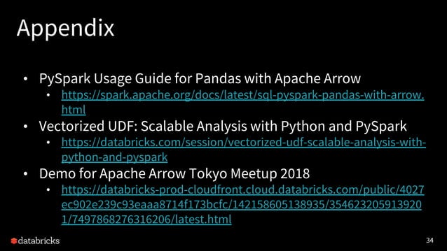 Apache Arrow and Pandas UDF on Apache Spark | PDF