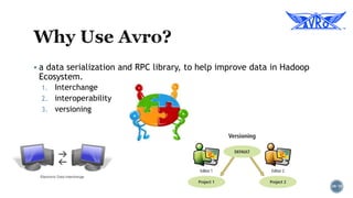 Apache avro and overview hadoop tools | PPT