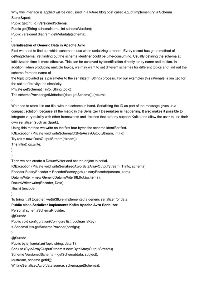 Apache Avro Data Serialization Framework Pdf
