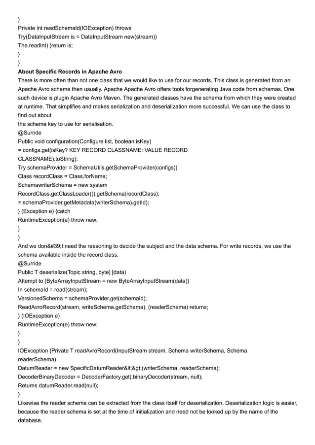 Apache Avro Data Serialization Framework Pdf