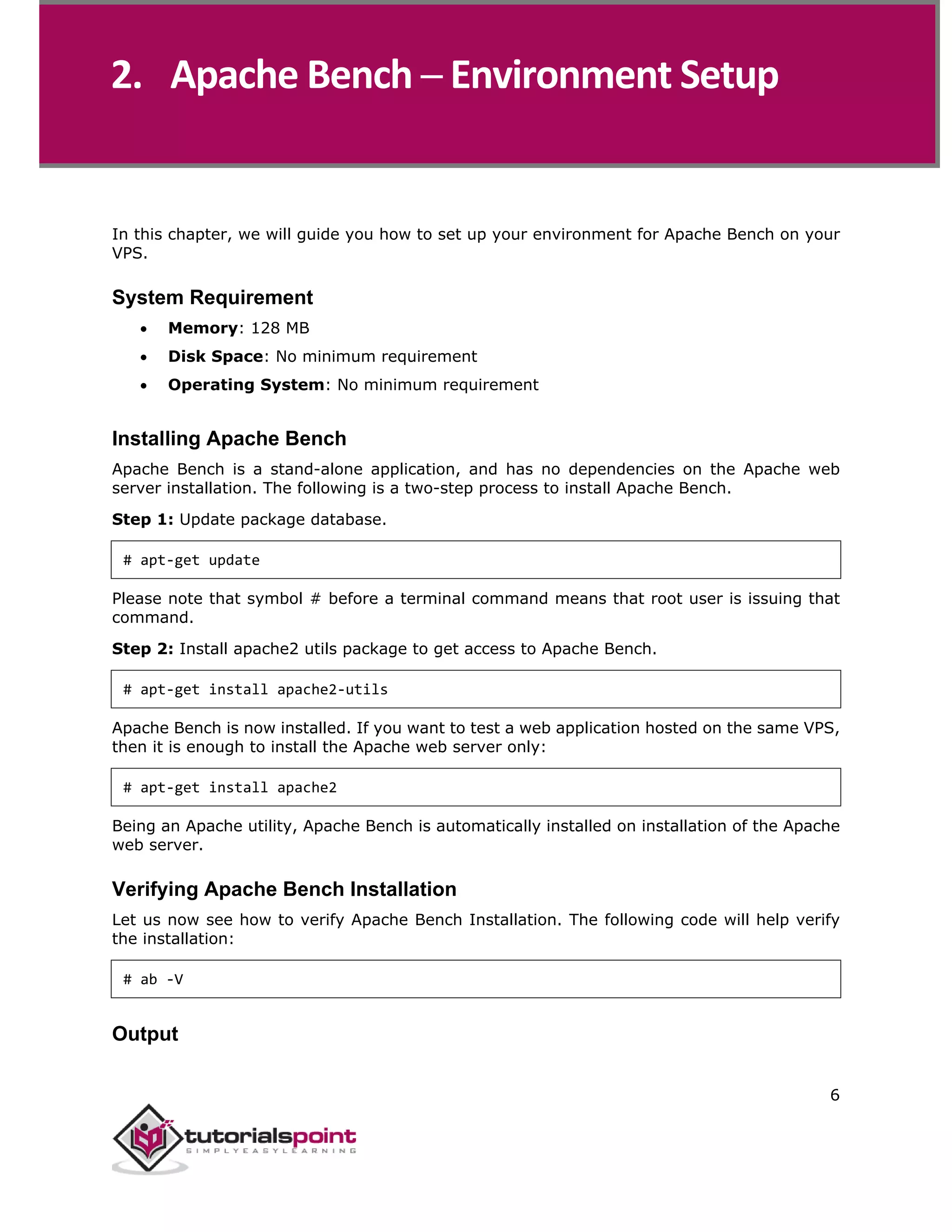 Apache bench tutorial | PDF