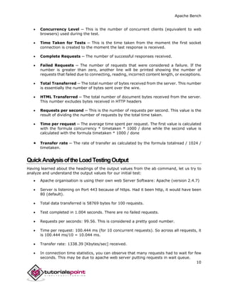 Apache bench tutorial | PDF