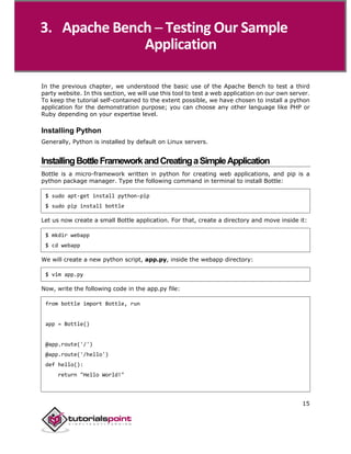 Apache bench tutorial | PDF