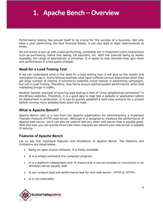 Apache bench tutorial | PDF