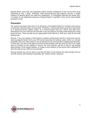 Apache bench tutorial | PDF