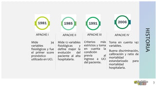 Valoración APACHE | PPTX