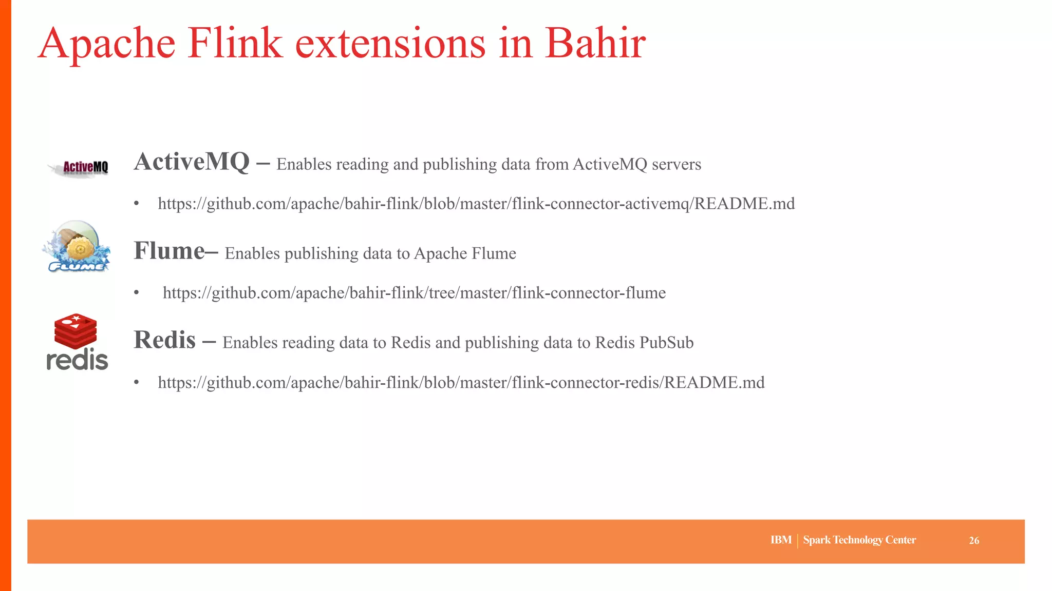 Writing Apache Spark And Apache Flink Applications Using Apache Bahir Ppt