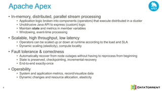 Apache Big Data EU 2016: Next Gen Big Data Analytics with Apache Apex | PDF