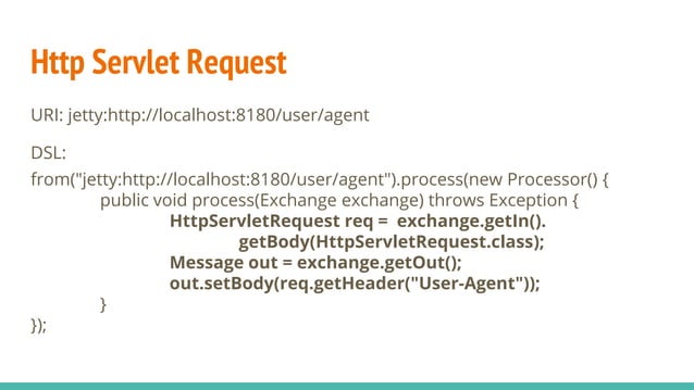 Apache Camel: Jetty Component With Example | PPT