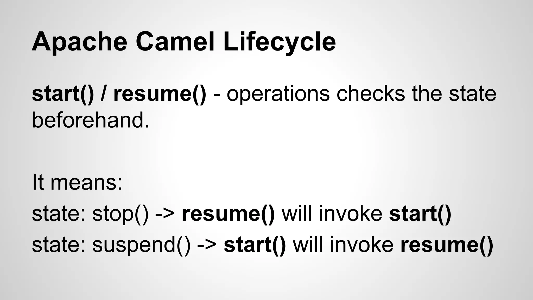 Apache Camel Lifecycle | PDF | Technology & Computing