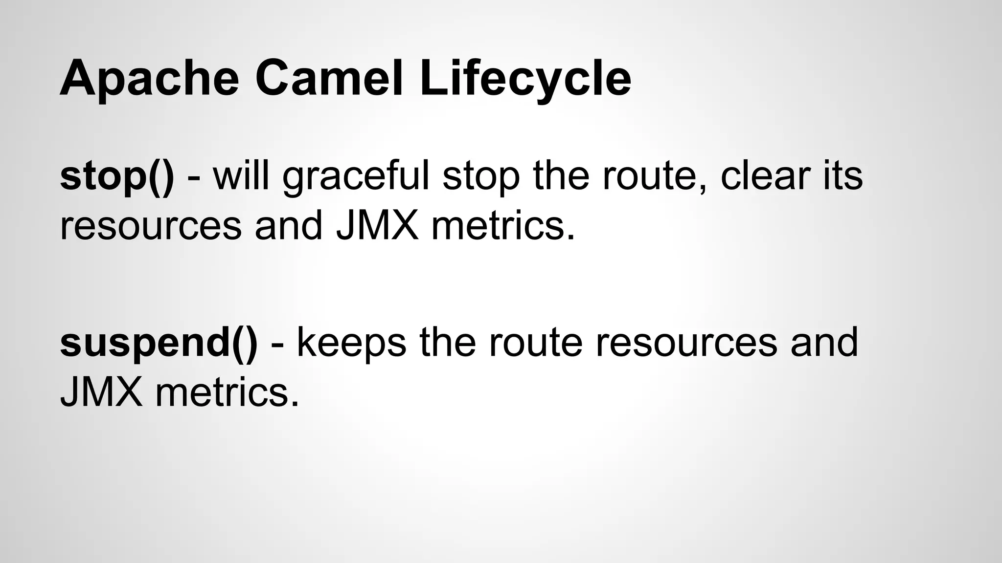 Apache Camel Lifecycle | PDF | Technology & Computing