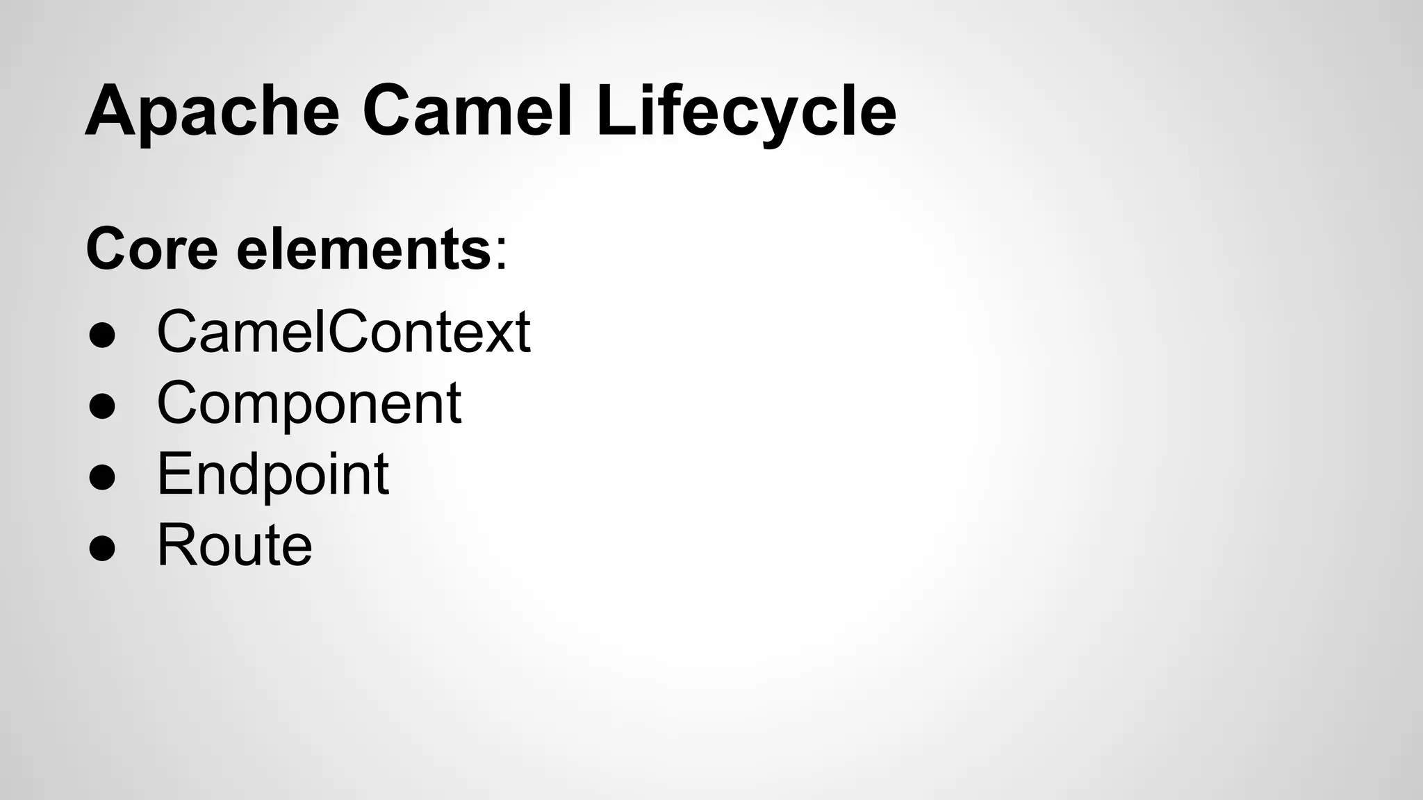 Apache Camel Lifecycle | PDF | Technology & Computing
