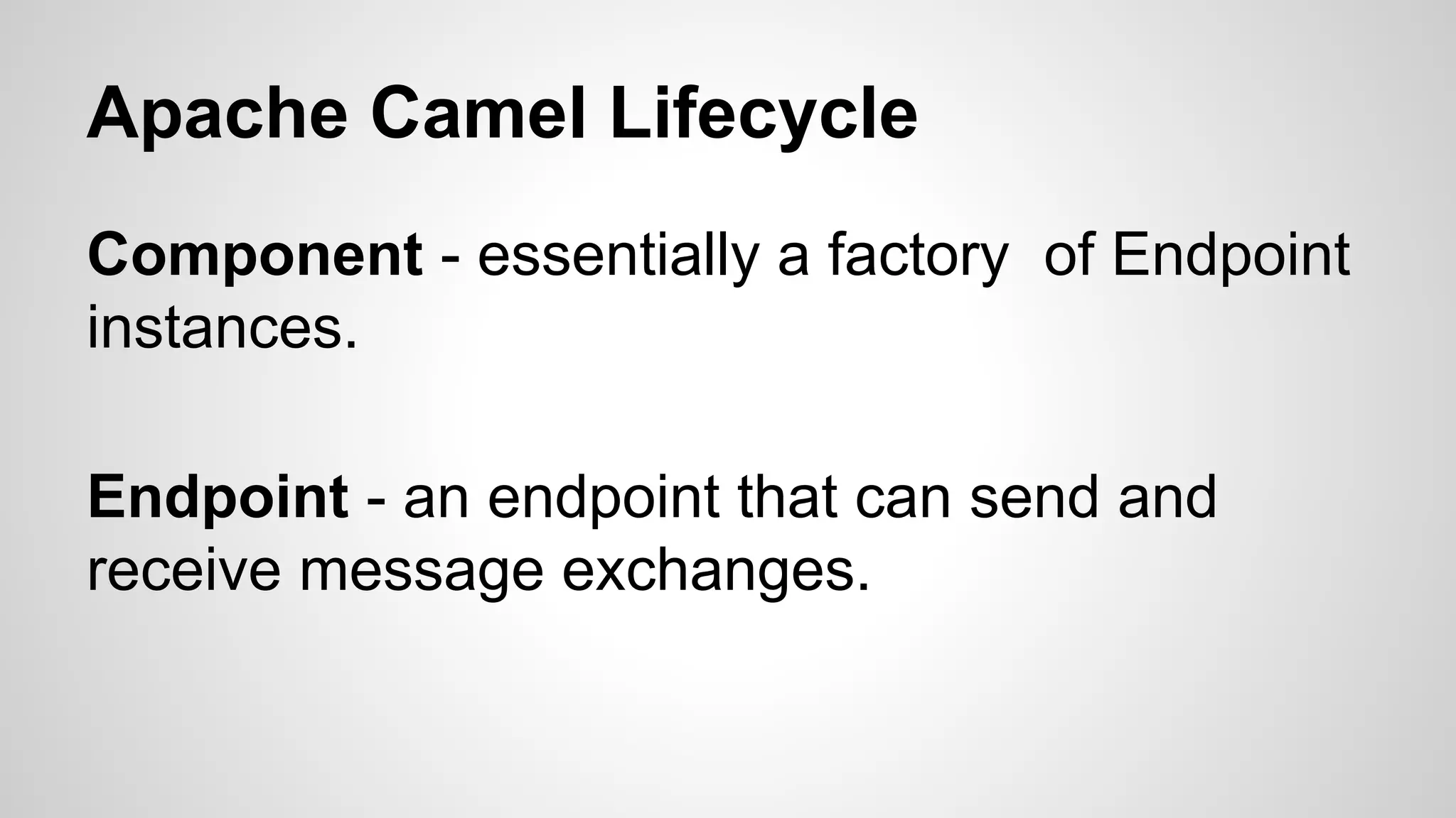 Apache Camel Lifecycle | PDF | Technology & Computing