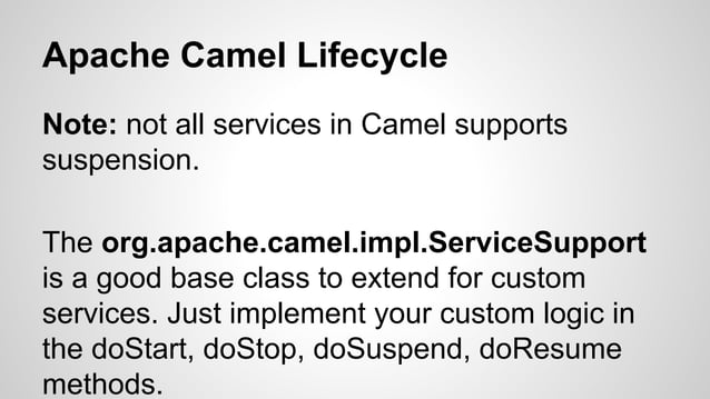Apache Camel Lifecycle | PDF | Technology & Computing