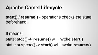 Apache Camel Lifecycle | PDF | Technology & Computing