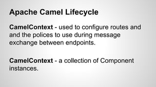 Apache Camel Lifecycle | PDF | Technology & Computing