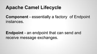 Apache Camel Lifecycle | PDF | Technology & Computing