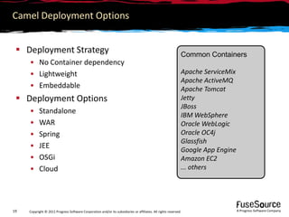 Apache camel overview dec 2011 | PPTX