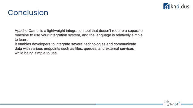 Apache Camel with Spring boot | PPT