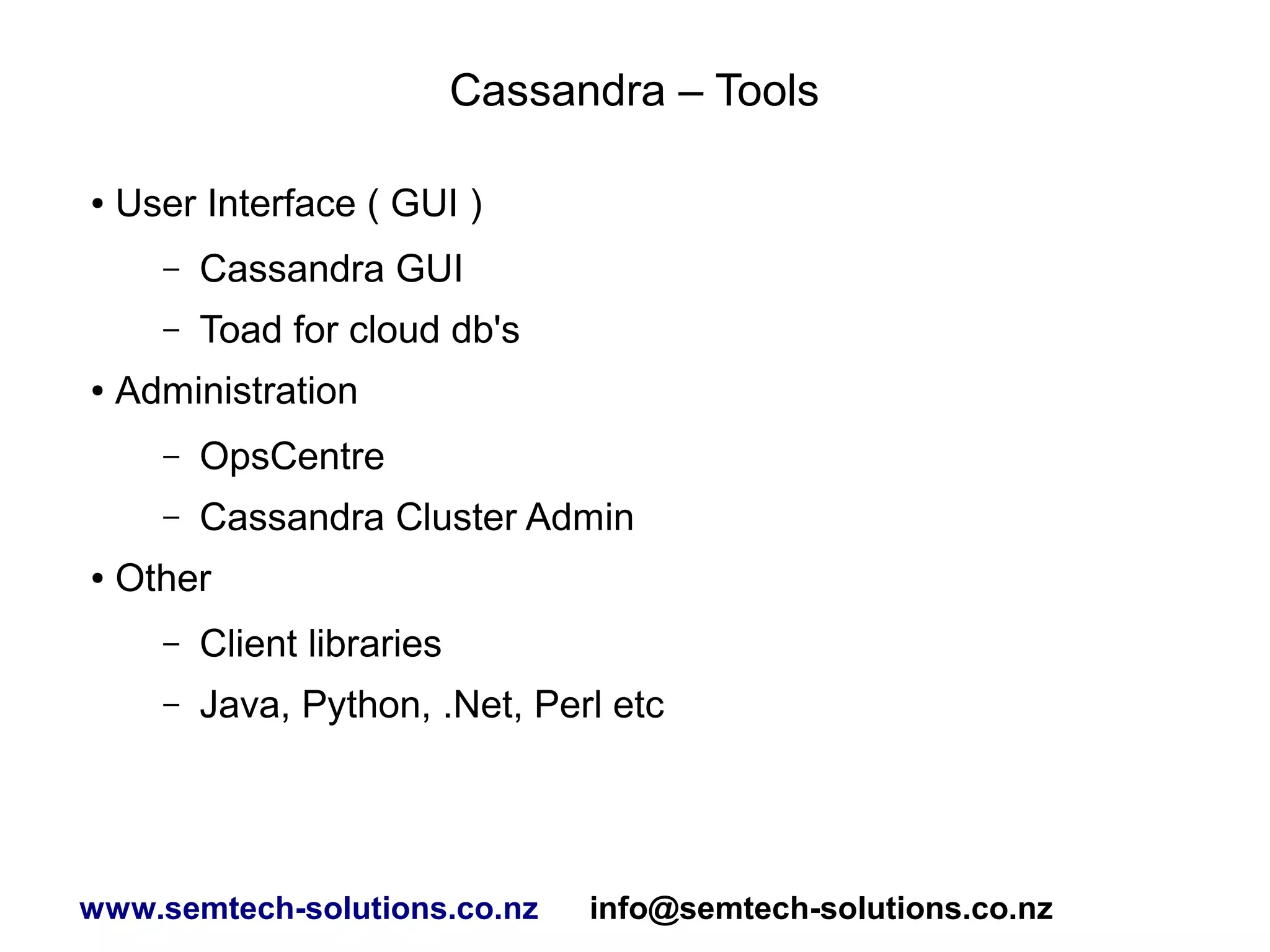 An introduction to Apache Cassandra | PPT