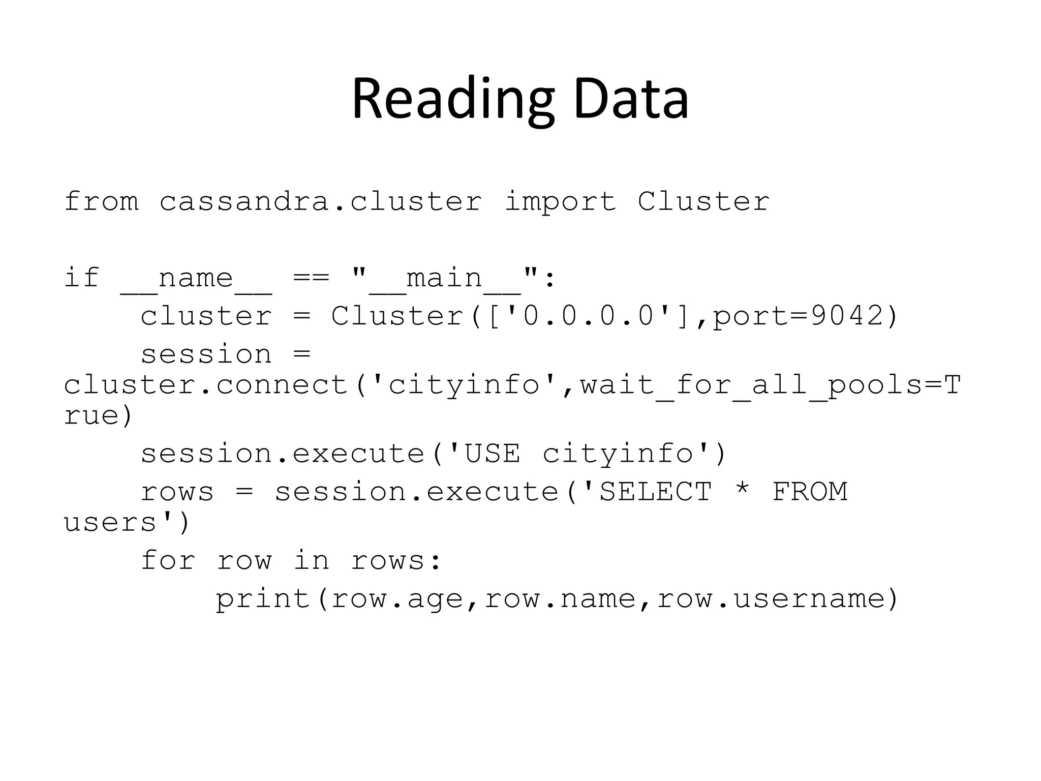 Apache cassandra | PPT