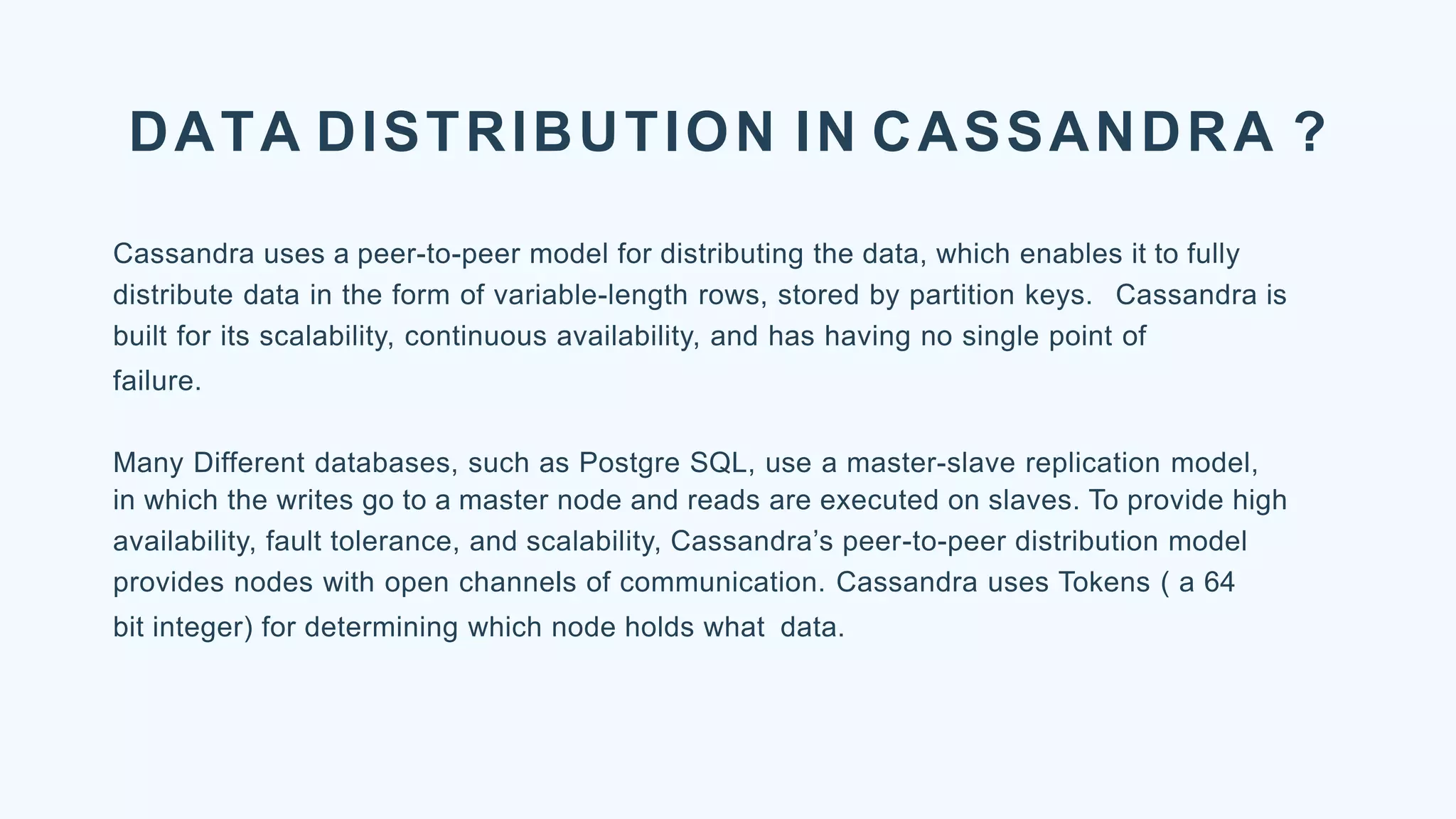 Cassandra Tutorial | Data types | Why Cassandra for Big Data | PPT