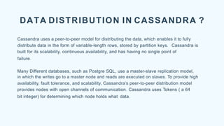 Cassandra Tutorial | Data types | Why Cassandra for Big Data | PPT